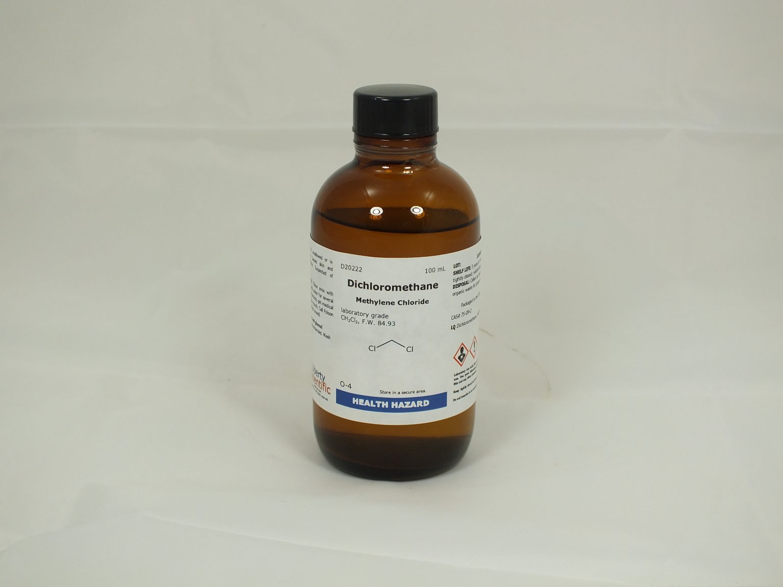 Dichloromethane, 100 ml | Liberty Scientific