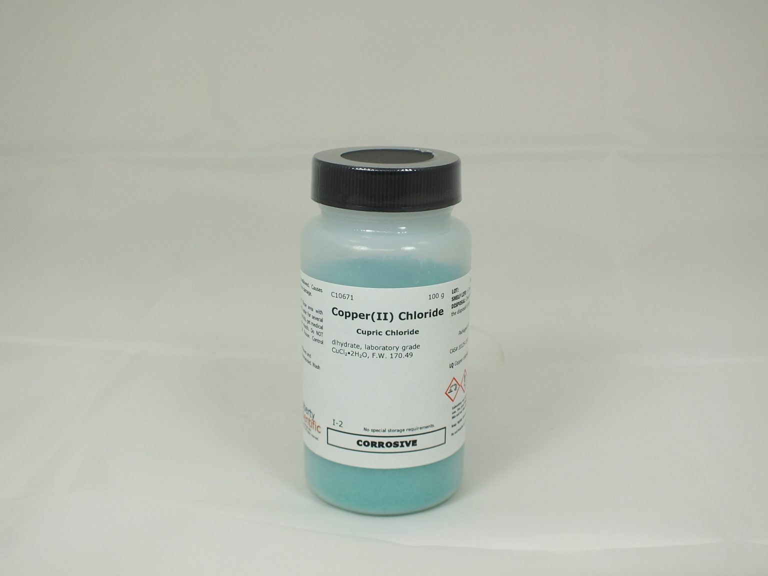 Copper(II) Chloride, dihydrate, 100 g | Liberty Scientific