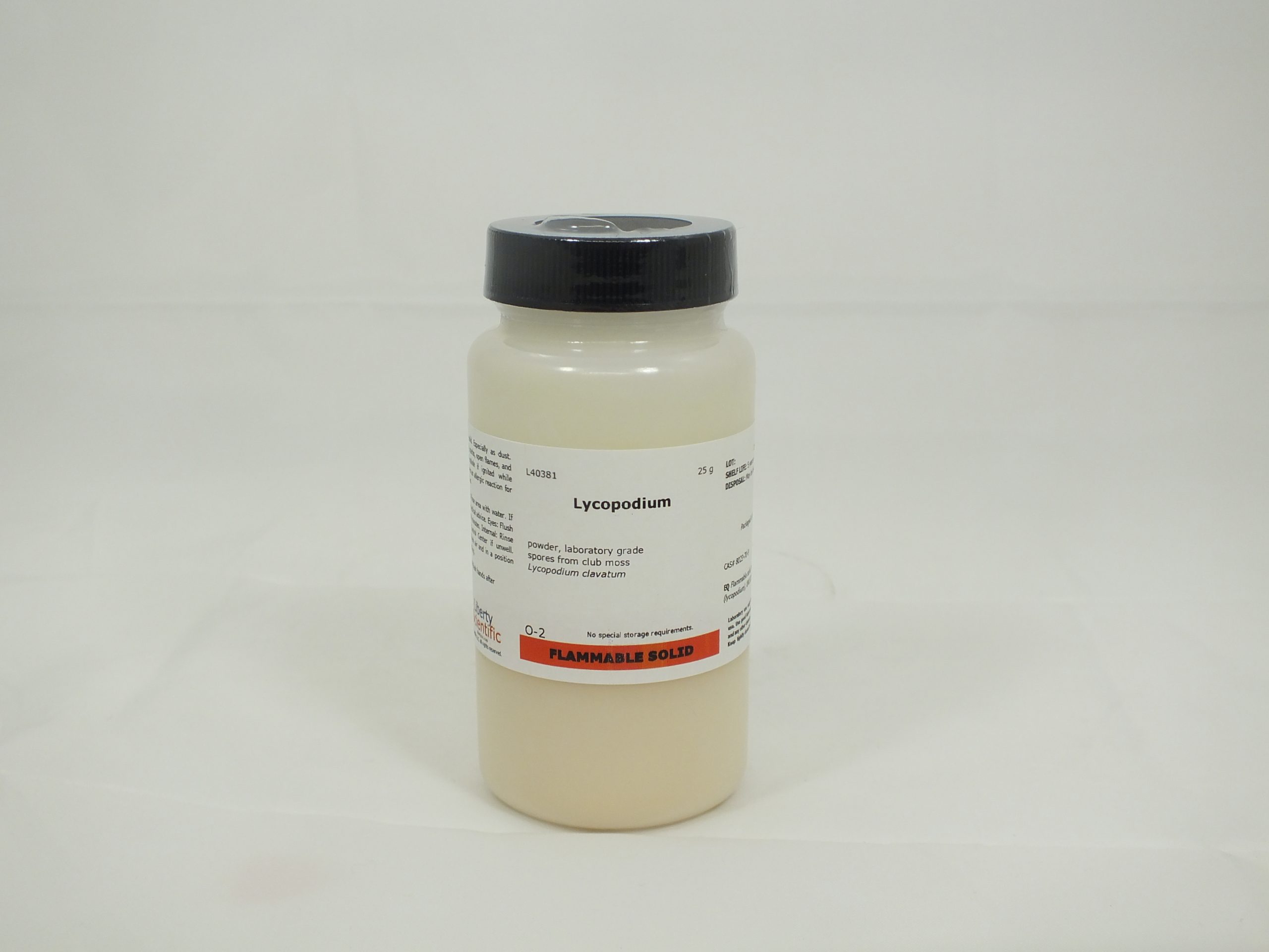 Lycopodium, powder, 25 g | Liberty Scientific